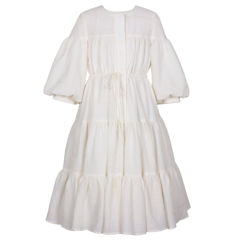 Jessie & James Girls Parade Tired Dress White Cotton – Jessie and James